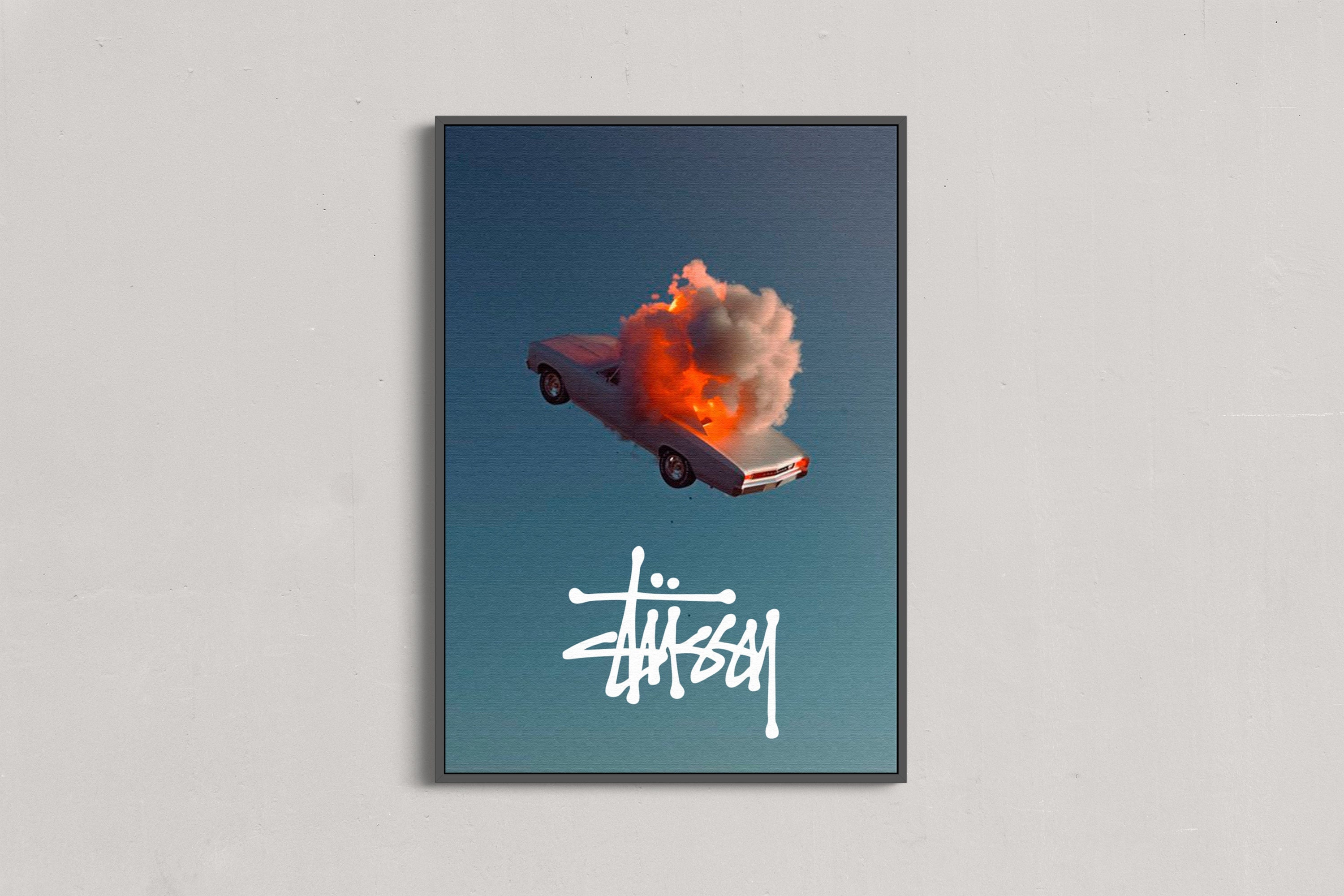 Stussy Aesthetic Posters for Bedroom, Poster Print Aesthetic, Vintage ...
