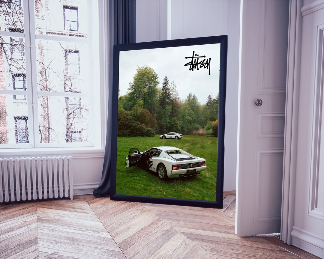 Stussy Posters for Bedroom Brand Print Poster Car Poster Aesthetic Wall ...