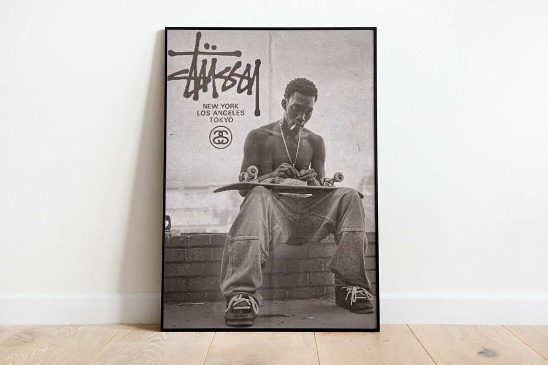 Stussy Aesthetic Posters for Bedroom, Poster Aesthetic, Vintage Poster ...