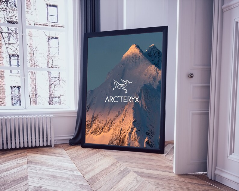 Arcteryx Mountain Poster for Bedroom, Arcteryx Poster, Mountain Poster ...