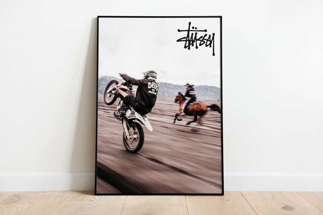 Vintage Stussy Poster Retro Stussy Print for Stylish Décor Iconic ...