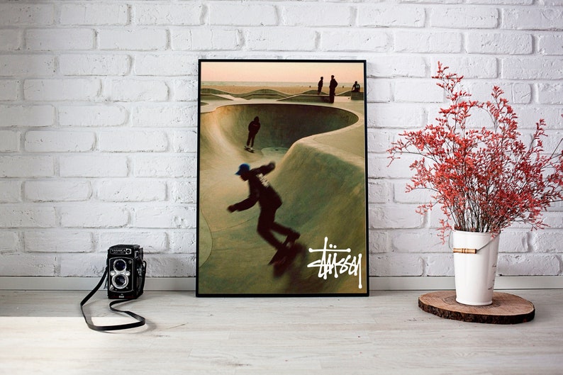 Vintage Stussy Poster Retro Stussy Print for Stylish Décor Iconic ...