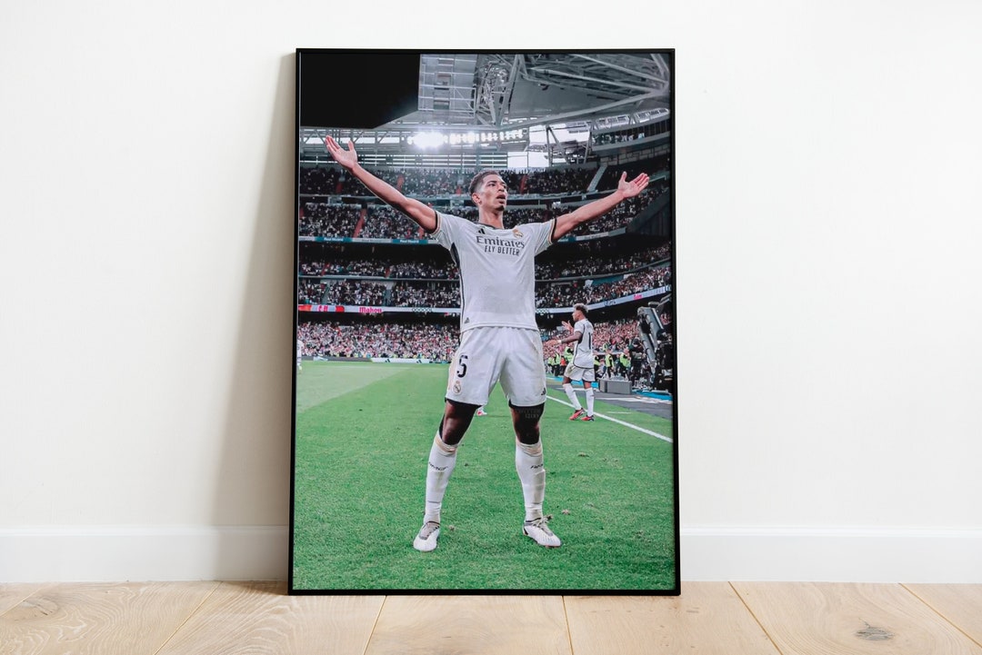 Jude Bellingham Poster Aesthetic Football Vintage Wall Decor - Etsy