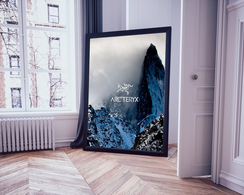Mountain Climber Poster Aesthetic Arcteryx Vintage Room Decor - Etsy