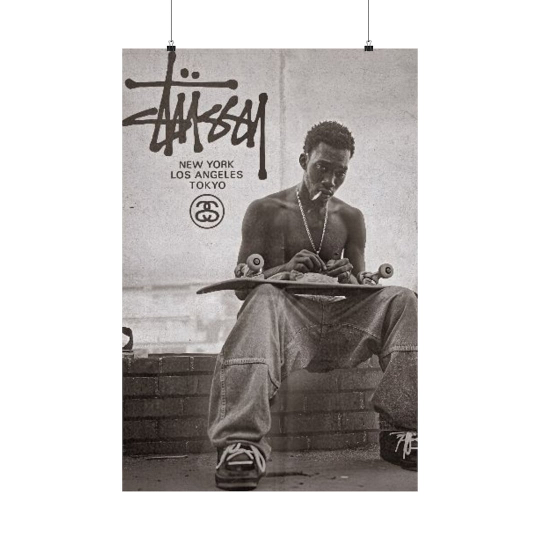 Vintage Stussy Poster Retro Stussy Print for Stylish Décor Iconic ...