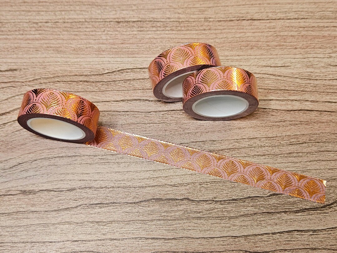 Foiled 1920s Inspired Washi Tape, Pattern Washi Tape, Masking Tape ...