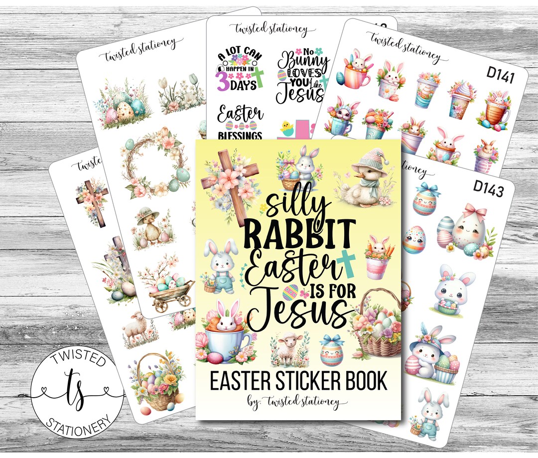 Easter Sticker Bundle, Christian Deco, Cross Planner Stickers ...