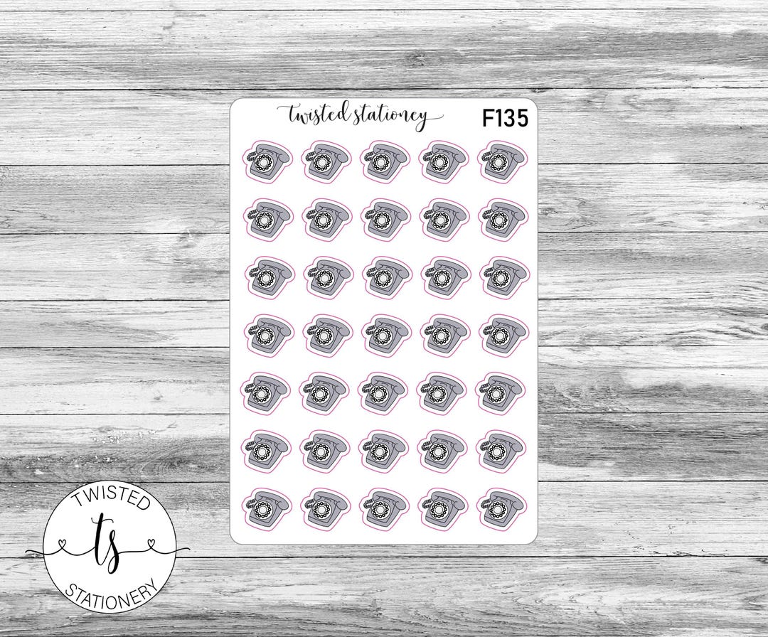 Phone Neutral Icons Functional Stickers, Planner Stickers, Scrapbooking ...