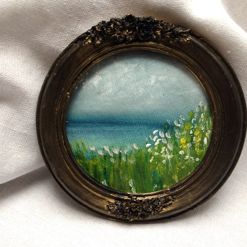 Framed Landscape Painting - Etsy