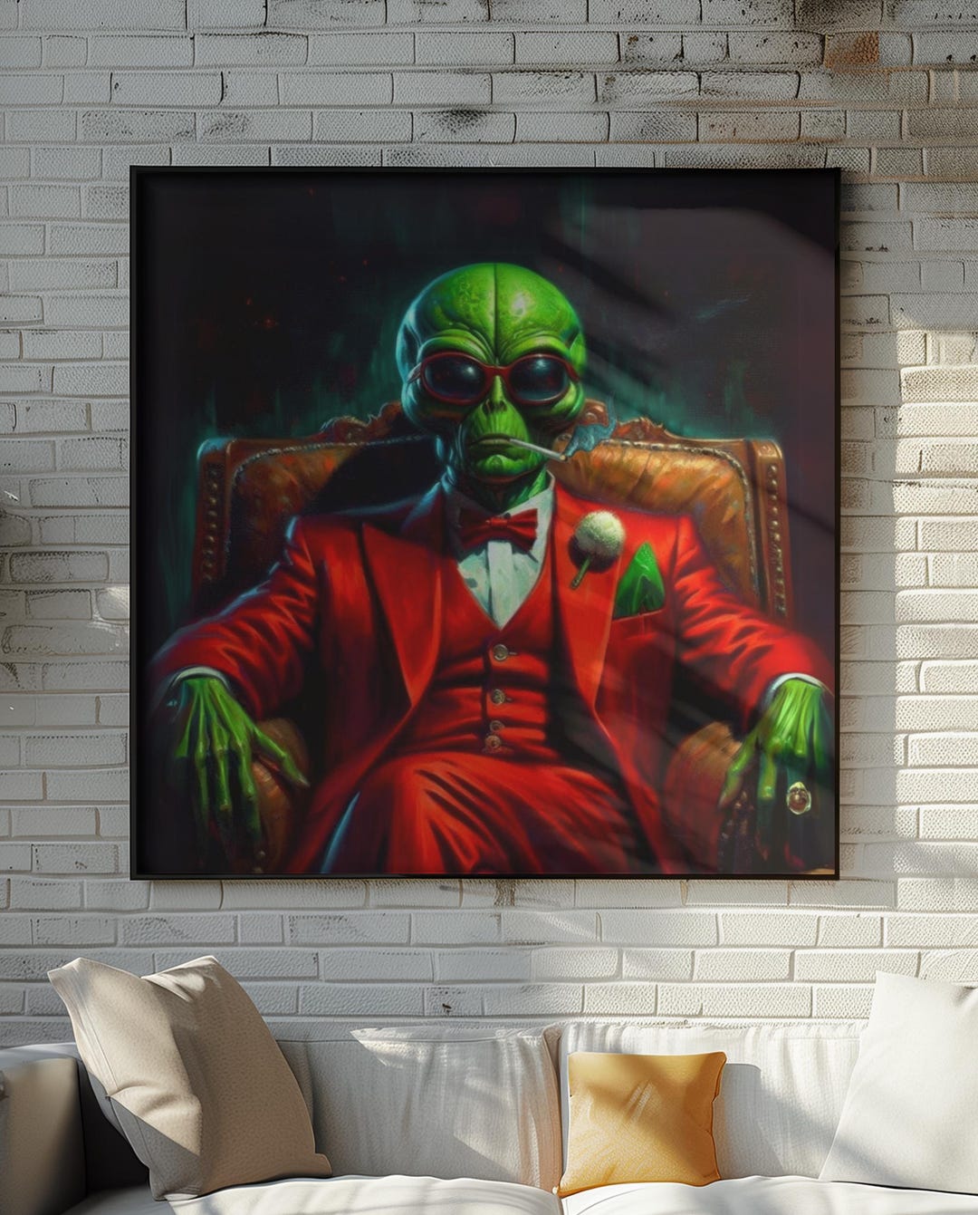 Alien Mafia Boss | Space Criminals | Oil Painting Style Image | DIY ...