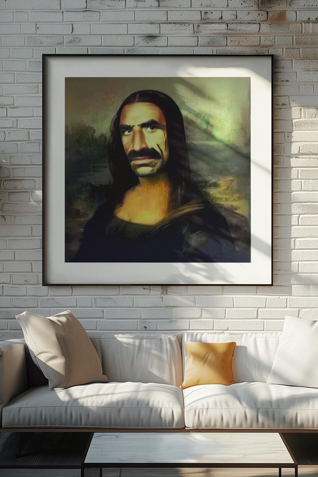 MONA RIZA | Mona Lisa Replica | Pop Art | High Resolution | DIY Gift | Wall Poster | T-shirt ...