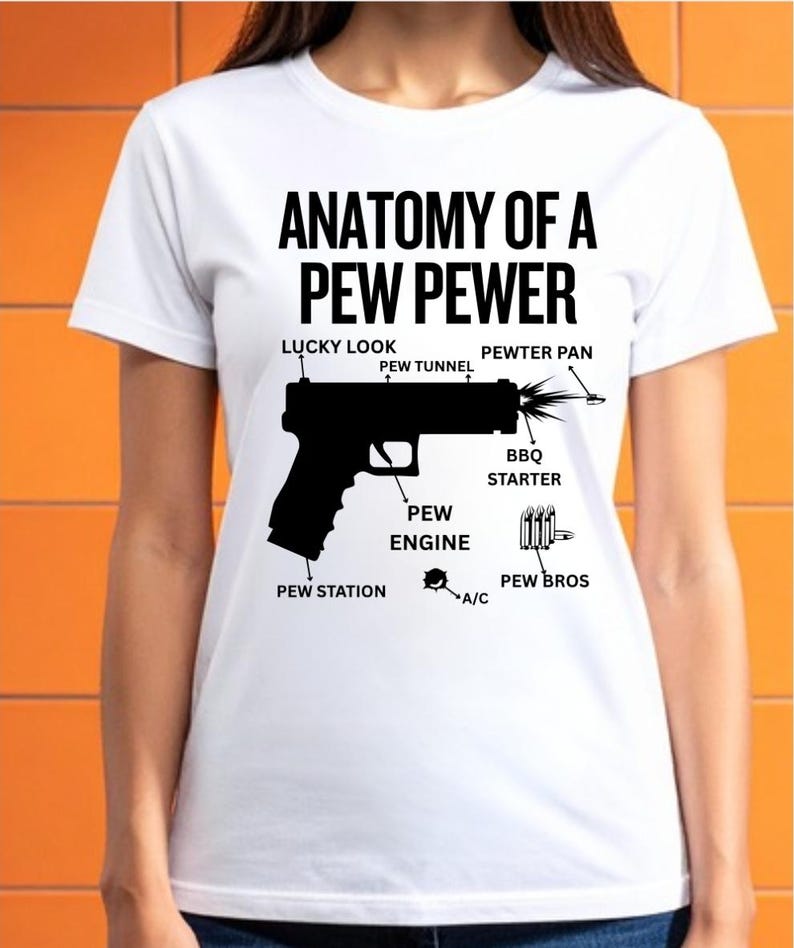 Anatomy of A Pew Pewer | Hand Pewer SVG JPG/PNG (digital Download ...