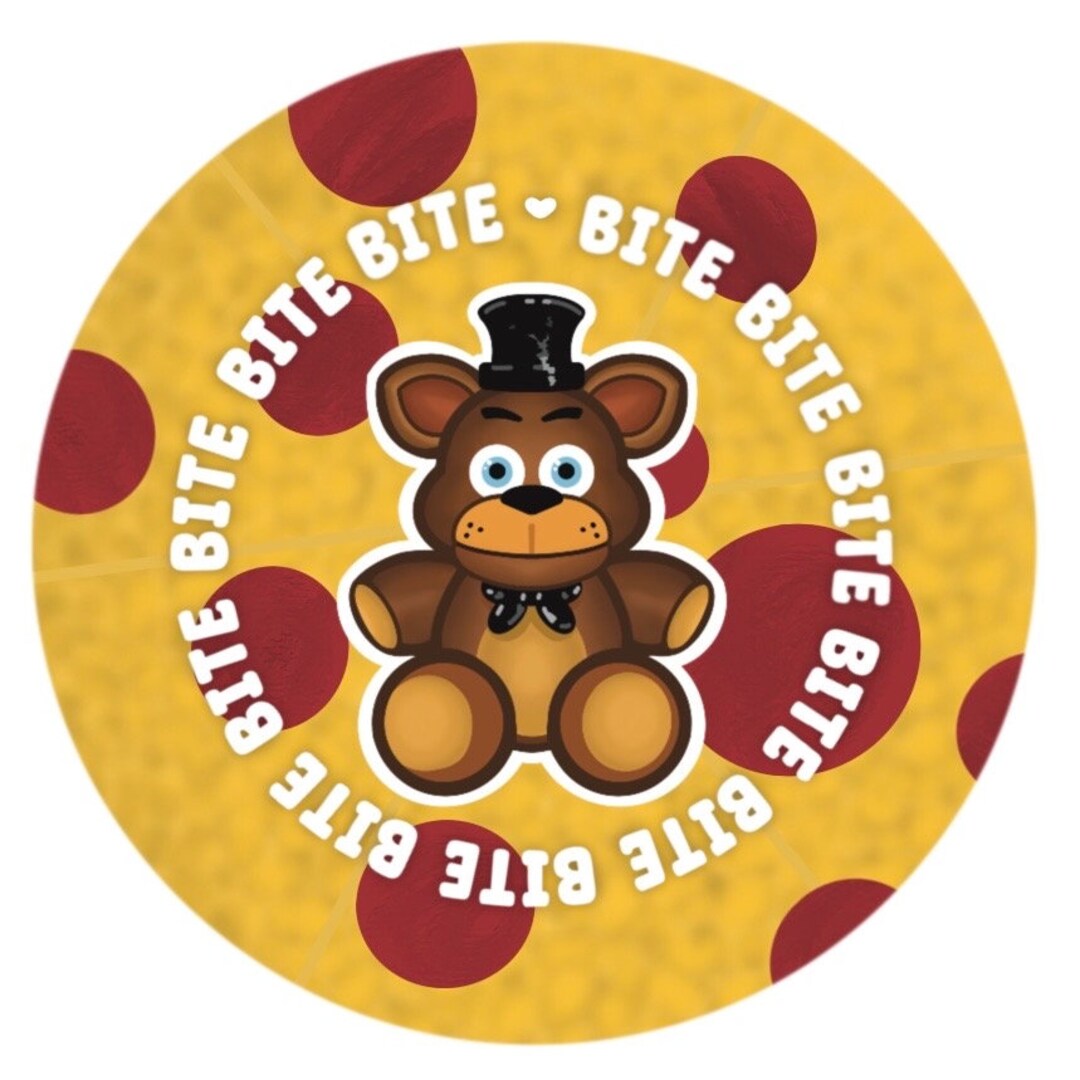 Freddy Fazbear BITE Button - Etsy
