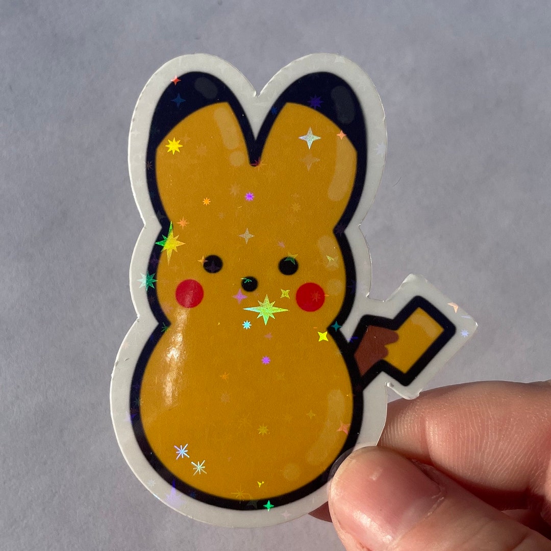 Peep Pikachu Sticker - Etsy