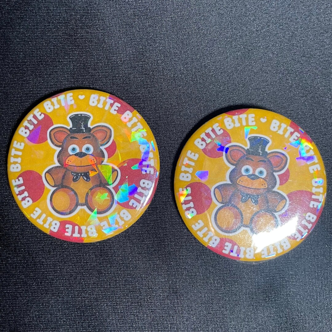 Freddy Fazbear BITE Button - Etsy