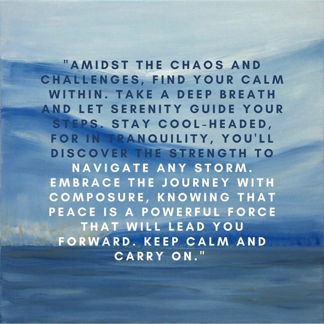 Aesthetic Blue Motivational Quote Art Printable. Inspirational - Etsy