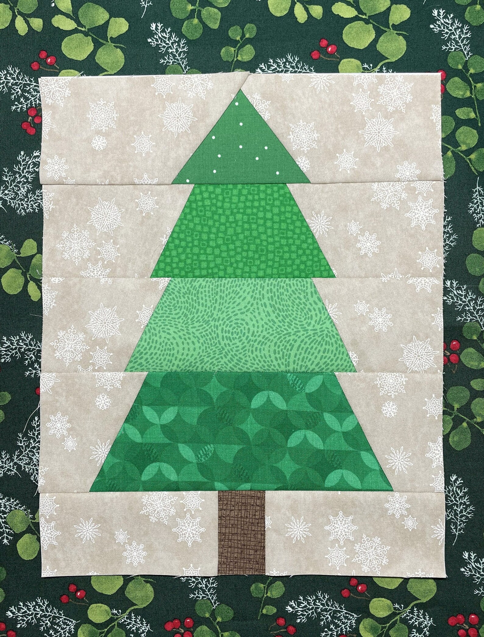 Pine Tree FPP Pattern | 2 Designs | Foundation Paper Pieced Quilt Block ...