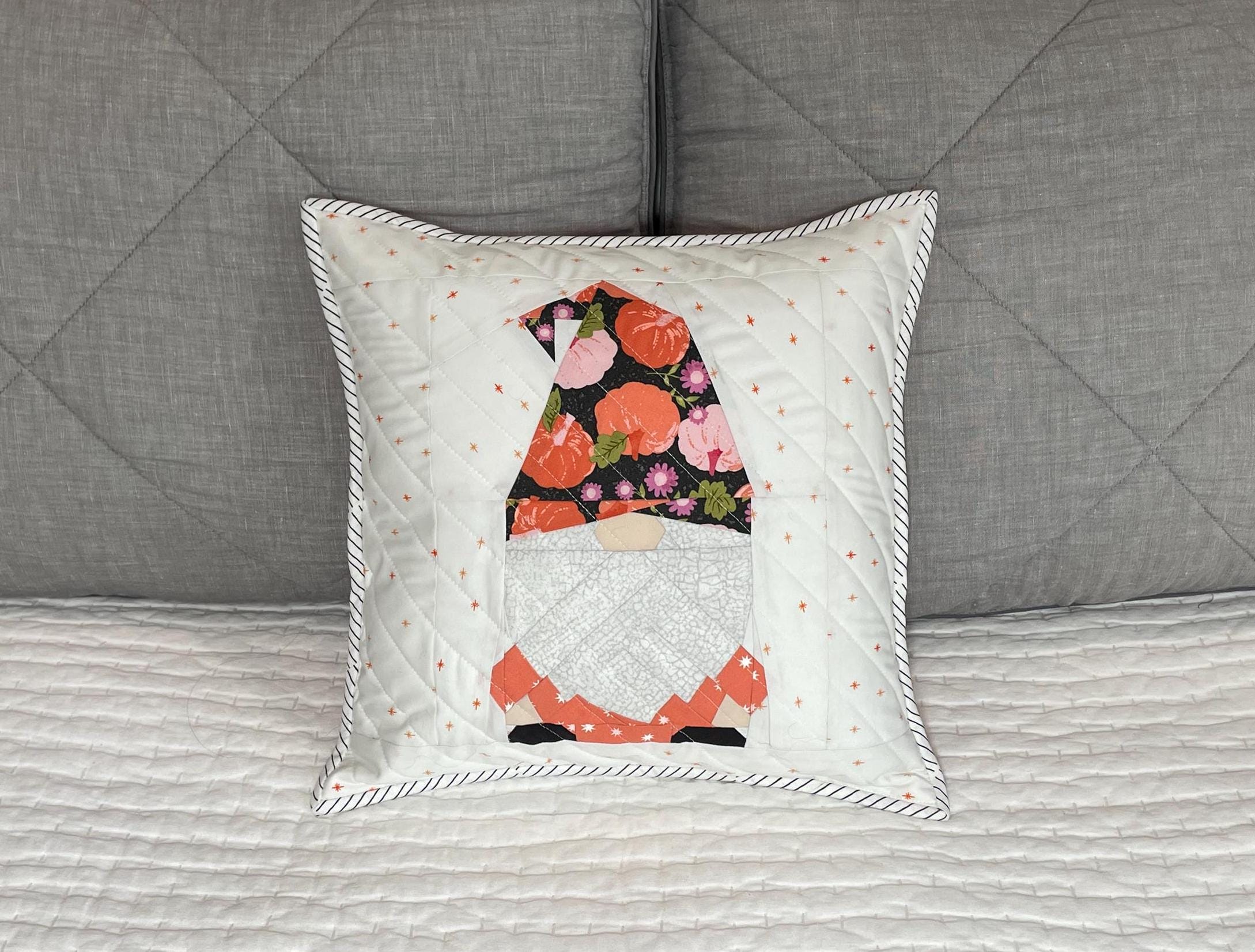 Gnome "bodkin" FPP Pattern | 8”x10” Block Foundation Paper Piecing ...