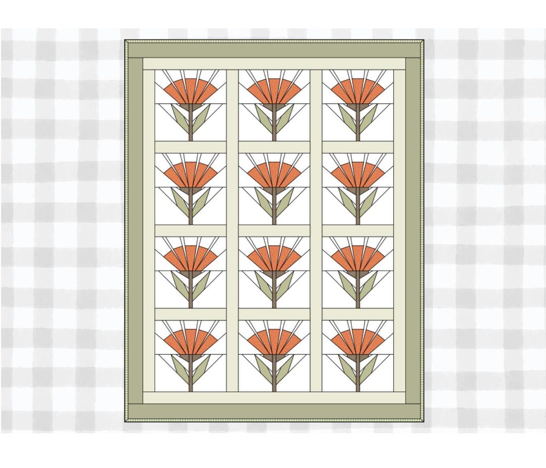 Daisy Darling & Fire Flower FPP and Quilt Pattern | Digital Download ...