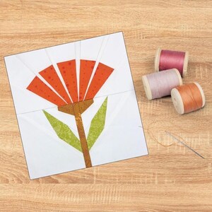 Daisy Darling Flower FPP Pattern | Foundation Paper Pieced | Flower ...