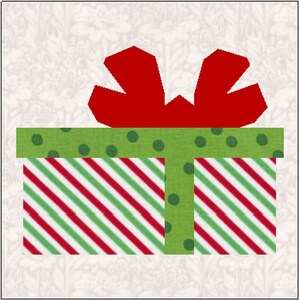 Gift Box #2 Digital FPP Pattern | Foundation Paper Piecing | Present ...
