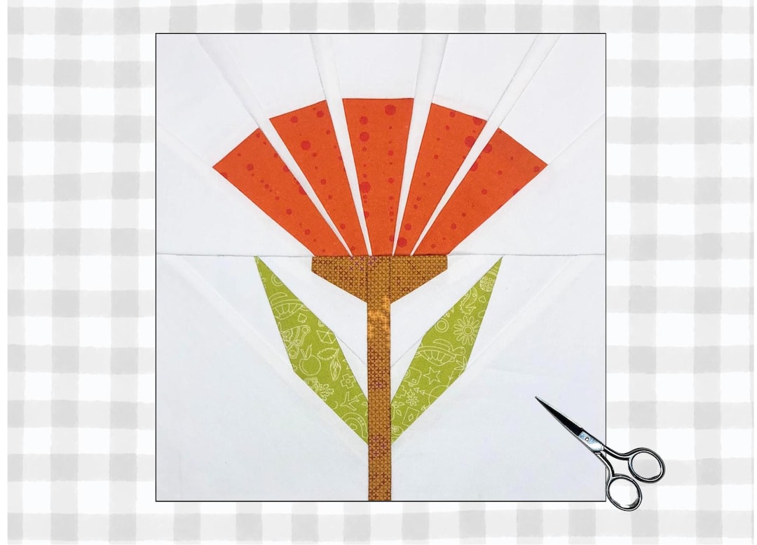 Daisy Darling Flower FPP Pattern | Foundation Paper Pieced | Flower ...