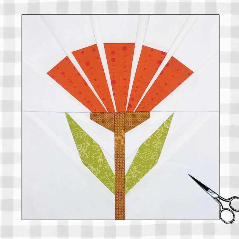 Daisy Quilt Block Pattern - Etsy