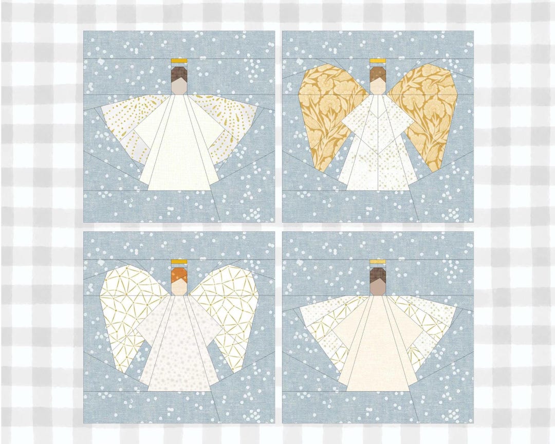 You're an Angel FPP Patterns | 4 Designs | 3 Sizes | Paper Piecing ...