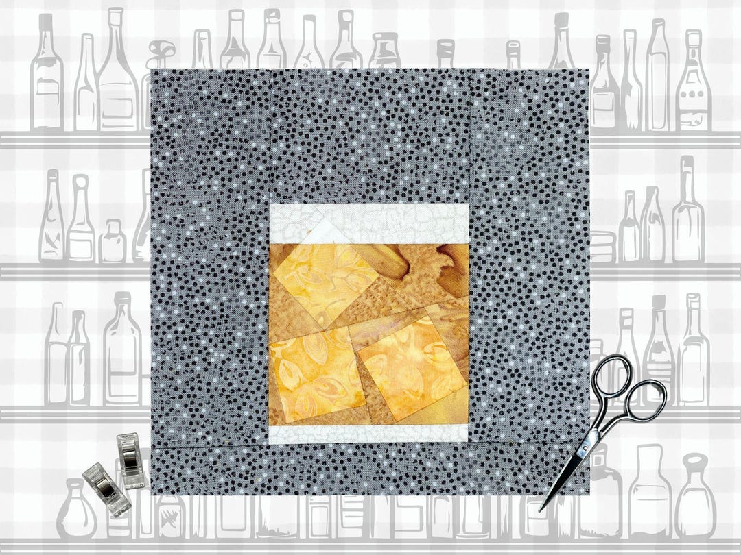 On the Rocks Cocktail FPP Pattern | 3 Sizes | Foundation Paper Pieced ...