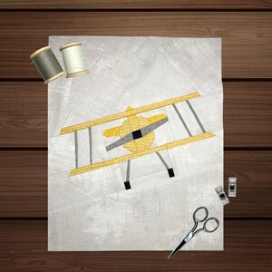 Biplane Blitz Airshow FPP & Quilt Pattern | Finished Size: 50"x64" - Etsy