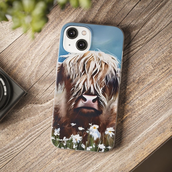Scottish Highland Cow Phone Case - Etsy
