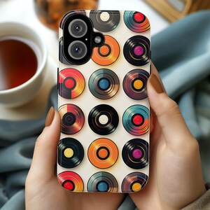 Retro Disco Vinyl Record Phone Case, Music Record Phone, Retro Party ...