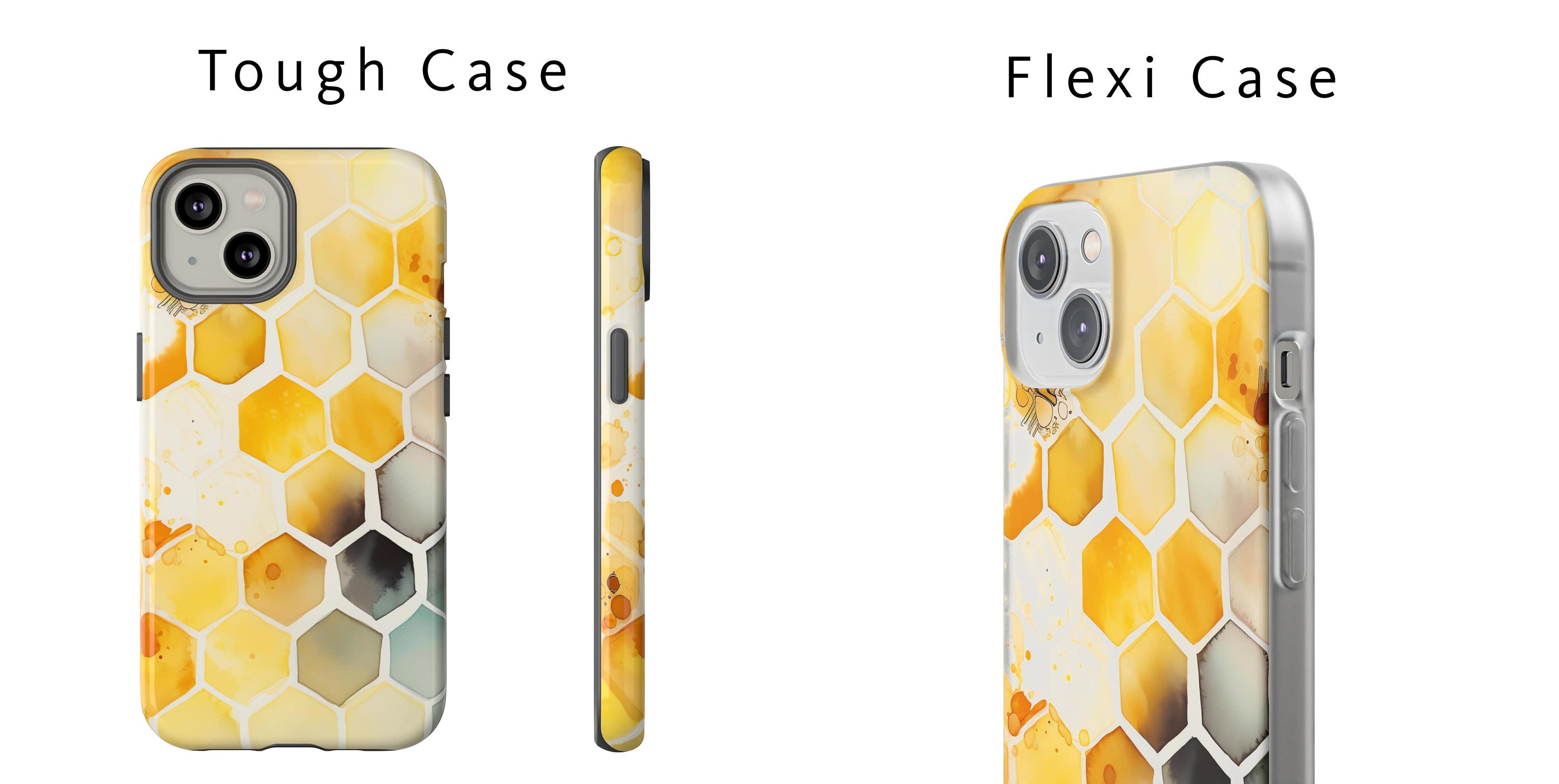 Bumble Bee Phone Case, Honeycomb Bees Phone Cover, Honey Bee Case for ...