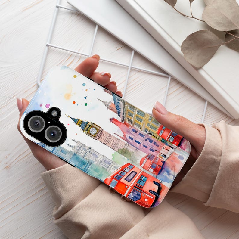 London Building Phone Case, Happy London Phone Case, English City Phone ...