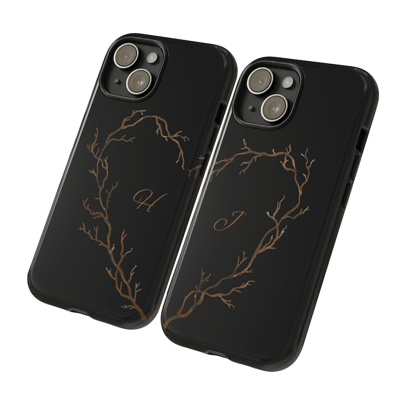 Personalized Matching Phone Case for Couples, Bride & Groom Cover ...