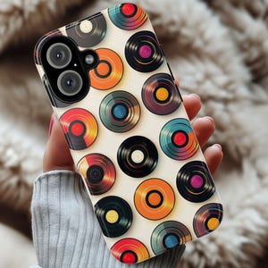 Retro Disco Vinyl Record Phone Case, Music Record Phone, Retro Party ...
