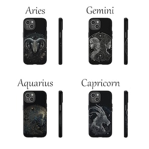 Horoscope Phone Case, Mystic Zodiac Cell Phone, Celestial Astrology ...