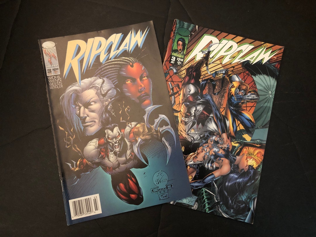 RIPCLAW Issue No. 3(vol. 1) & Issue No. 3(vol.2) Image Comics - Etsy
