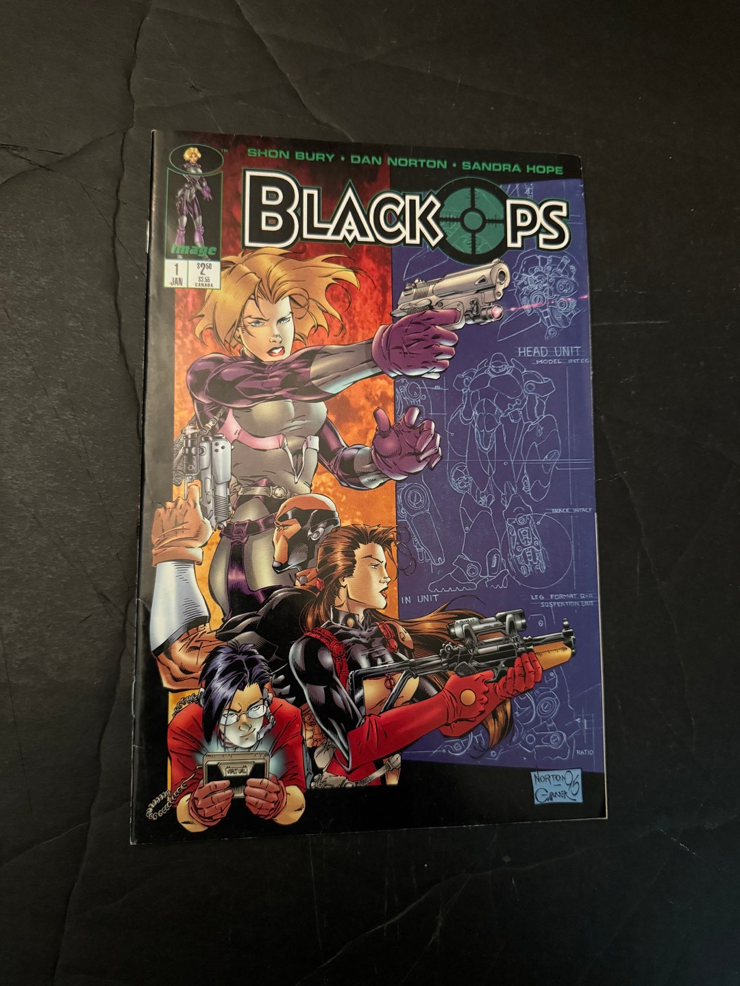 Black Ops Issue # 1, Image Comics, Jan. 1996 - Etsy