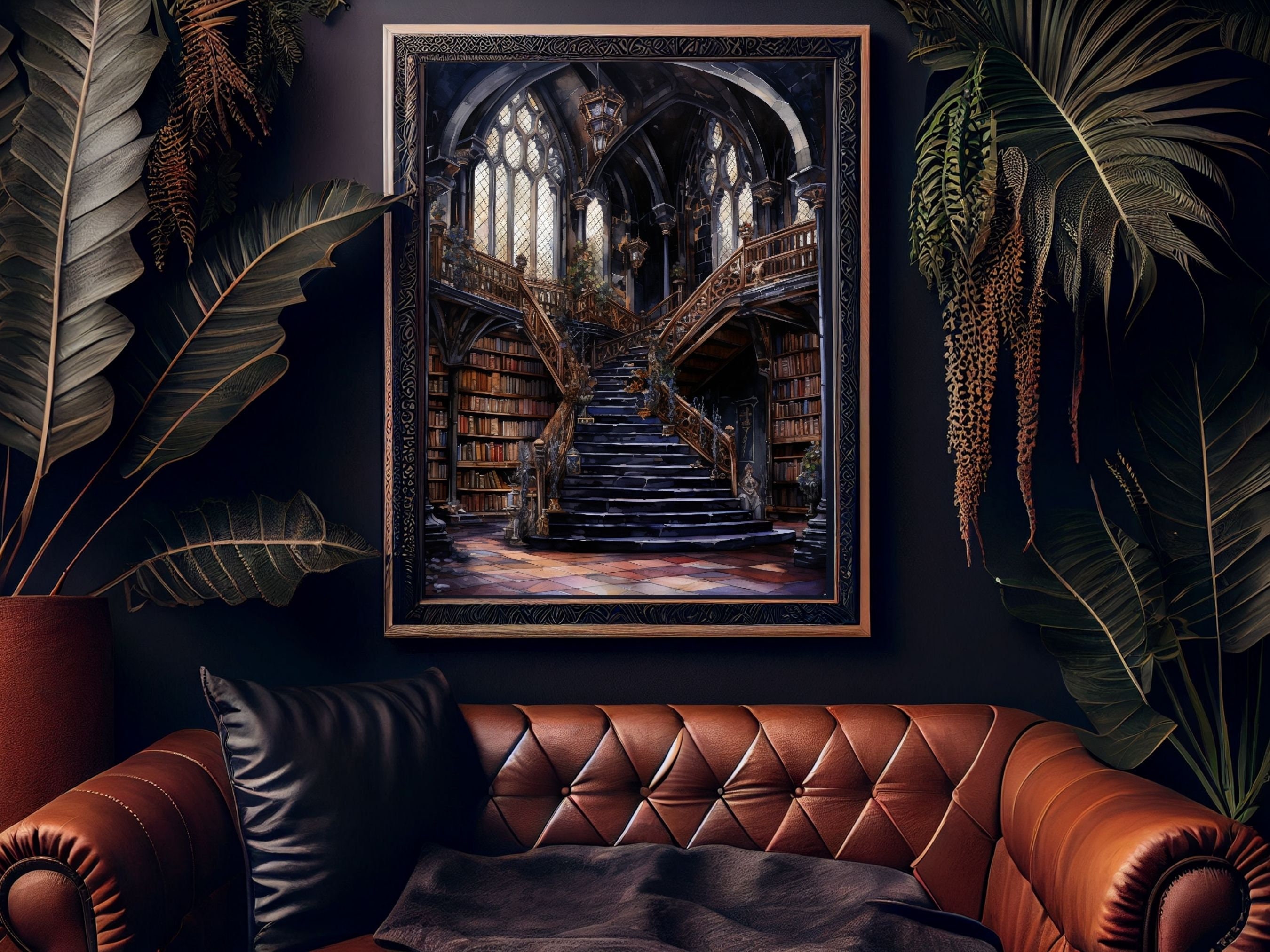 12 Haunted Library Wall Art Bundle, Halloween Wall Art, Ghosts, Spooky ...