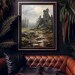 12 Vintage Dark Romanticism Oil Painting Wall Art Bundle, Gothic ...