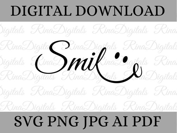 The Word Smile In Cursive