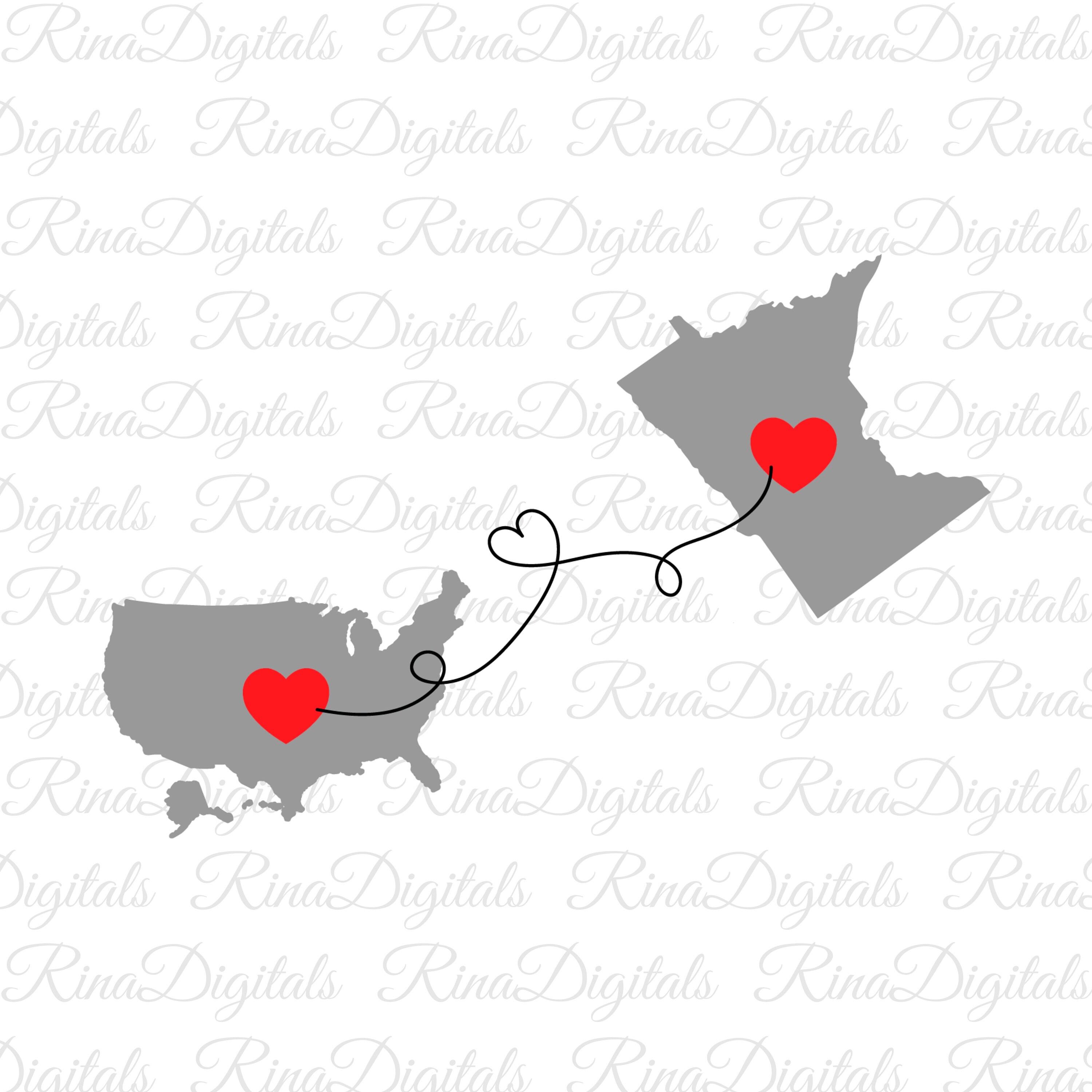State to State SVG, Png,eps Cuttable and Printable,vector File ...