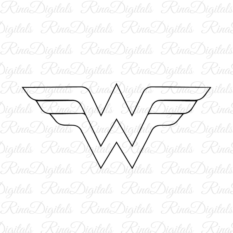 Wonder Woman Inspiration SVG #1 JPG PNG File Cut File for Cricut and ...