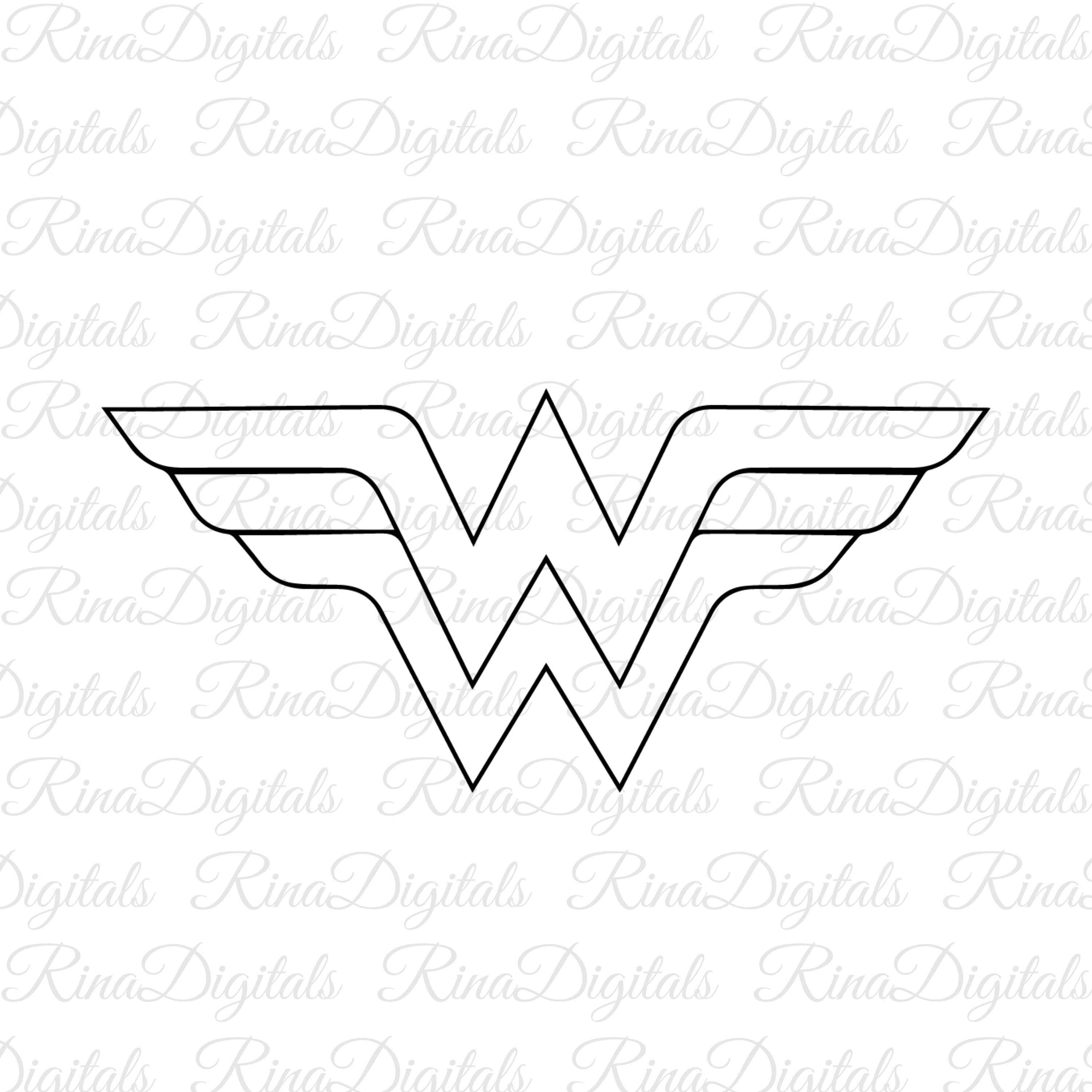 Wonder Woman Inspiration SVG #1 JPG PNG File Cut File for Cricut and ...