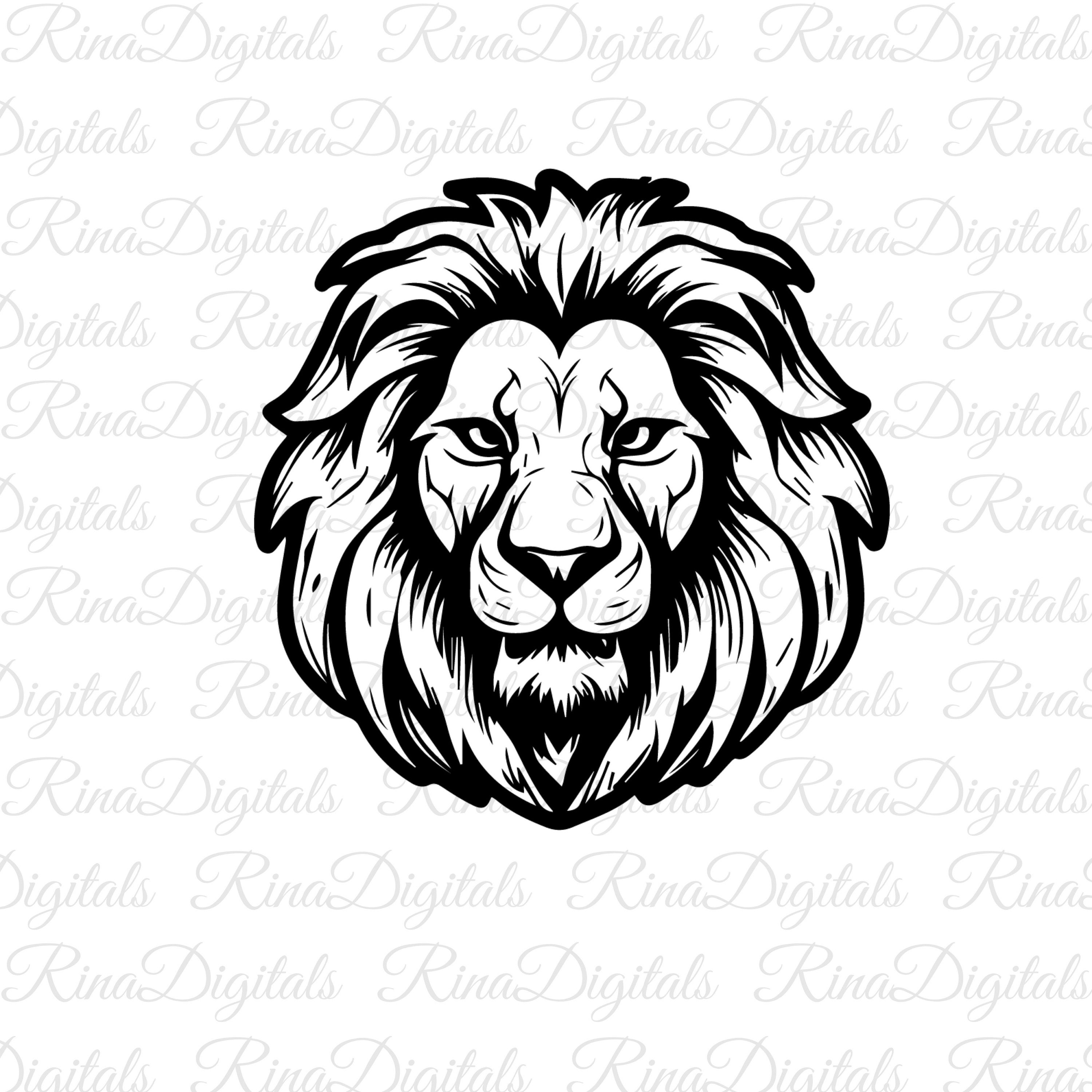Lion Face Svg| Lion Head Svg| Lion Svg| Lion King Svg| Leo Svg| Lion ...