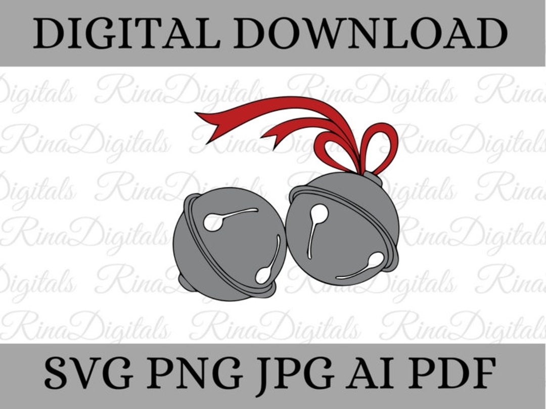 Jingle Bell Svg, Polar Express Svg, Christmas Bell Svg, Sleigh Bell Svg ...