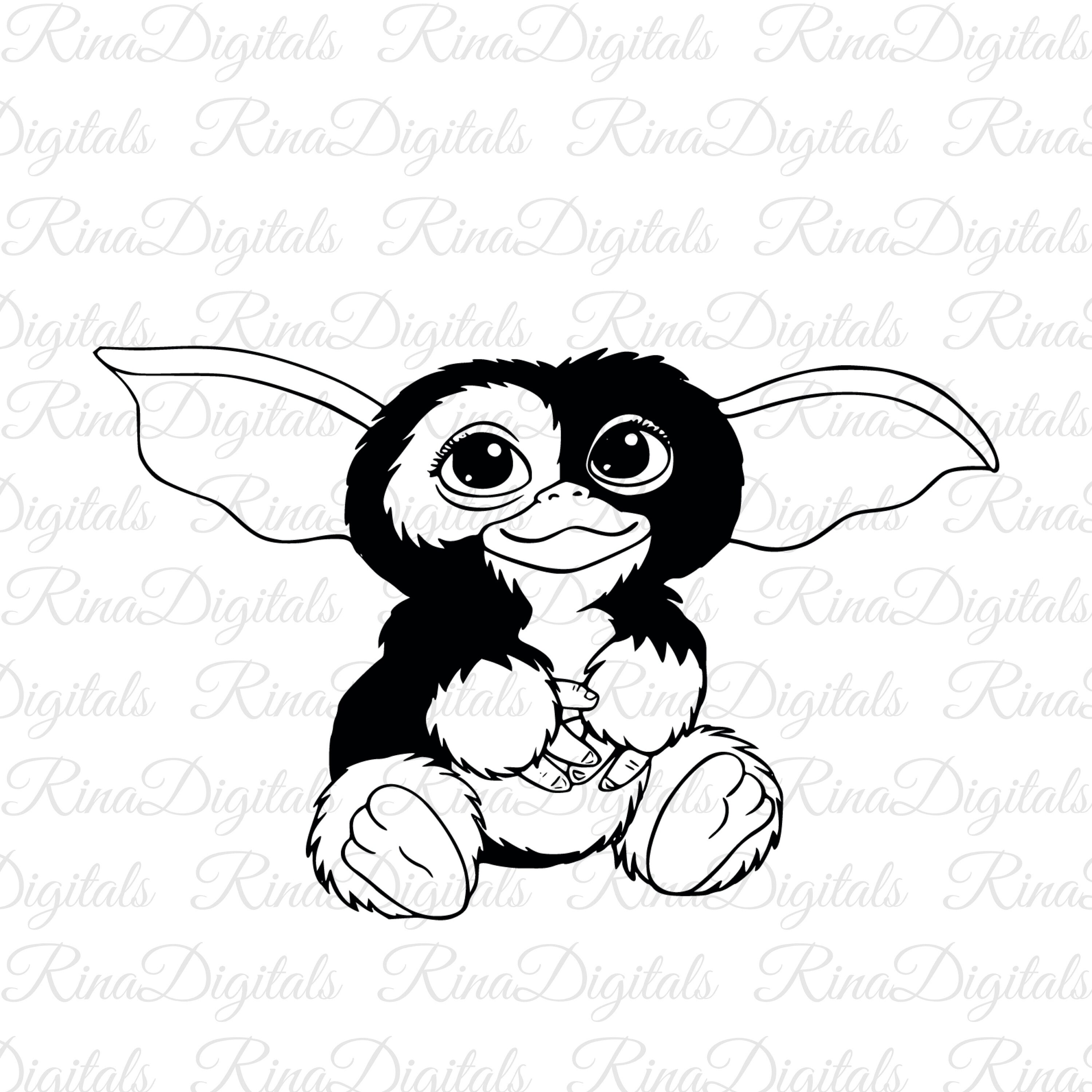 GIZMO Svg Png, Mugwai Svg Clipart. Gremlin Svg,png,dxf,eps Gizmo ...