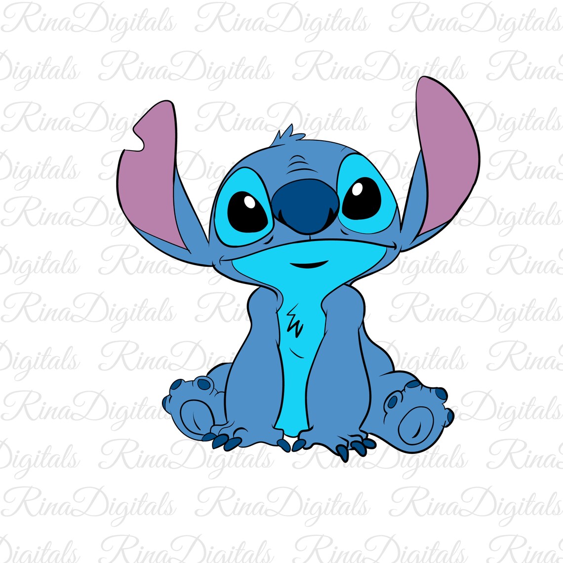 Stitch- #5 Transparent Background Svg, Png, Pdf, Dxf, Stitch SVG ...