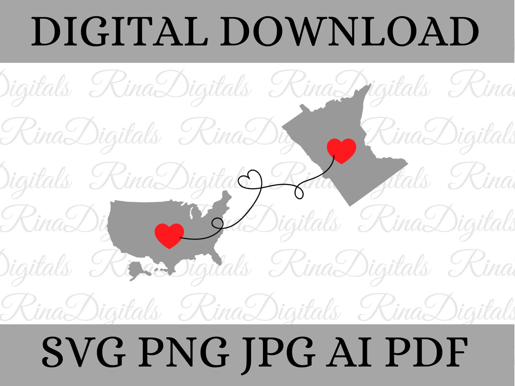 State to State SVG, Png,eps Cuttable and Printable,vector File ...